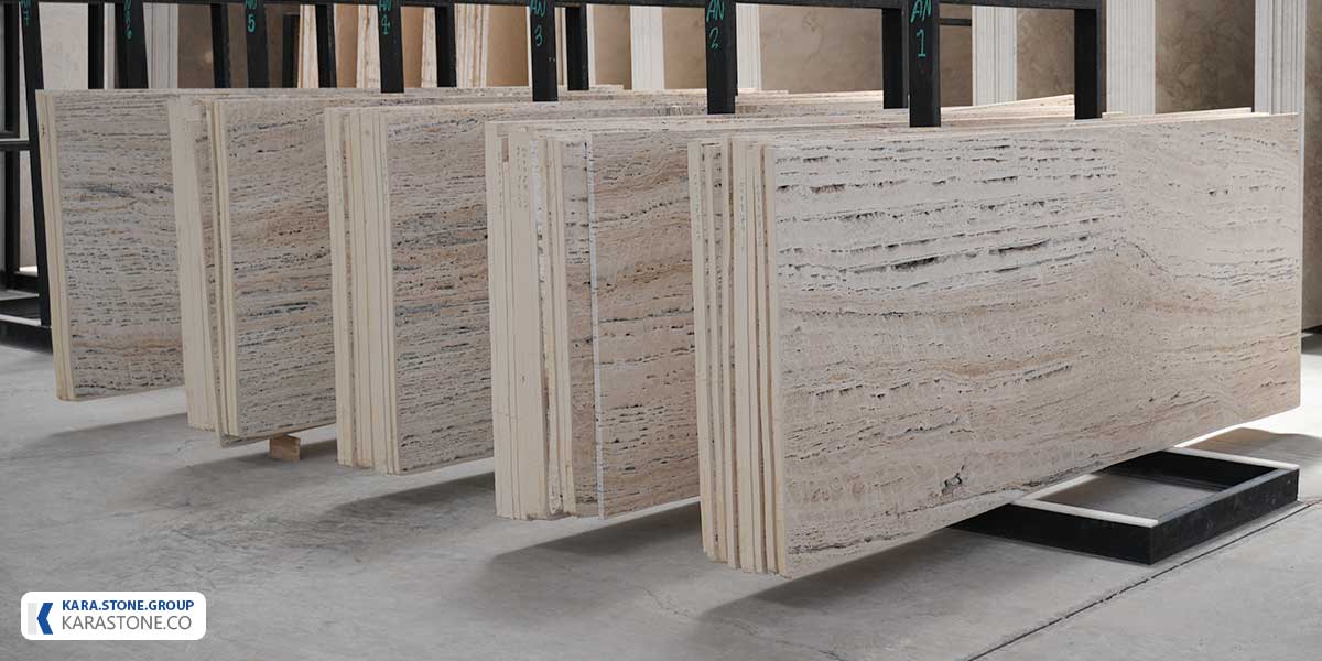 Thickness and dimensions of travertine facade stone | Kara Stone - Kara ...