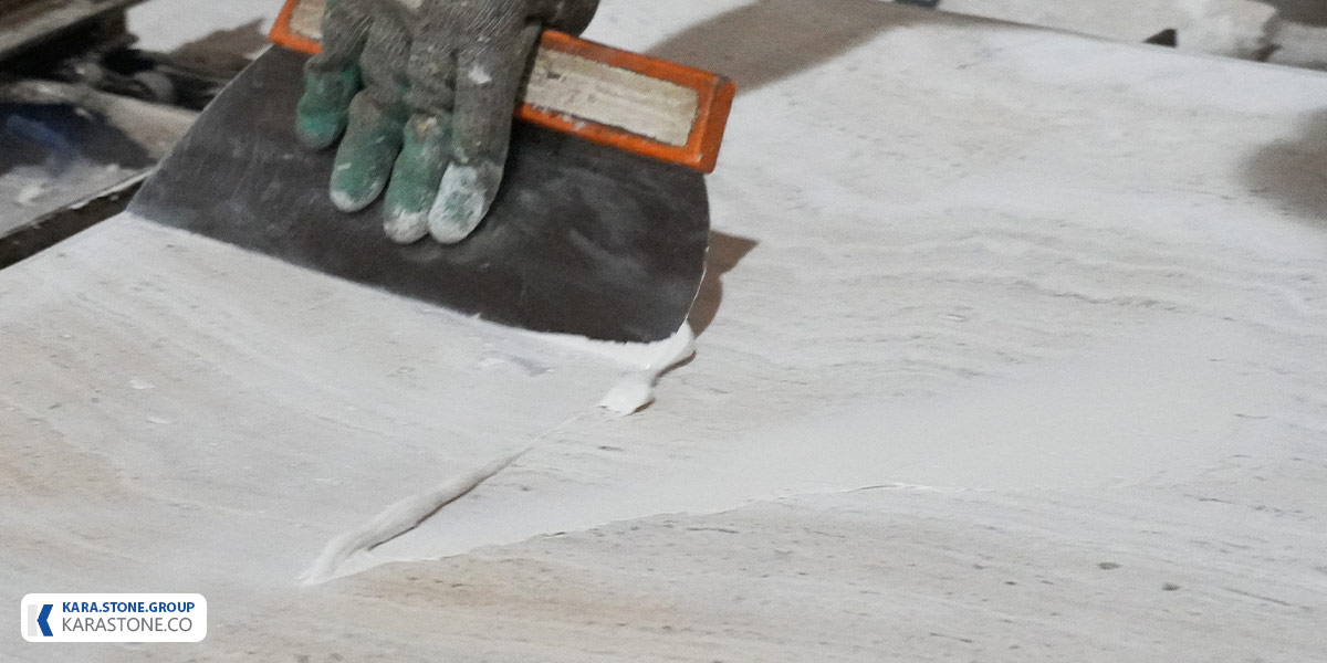 Special Color for Travertine Stone and Filling Travertine Holes |stone Kara